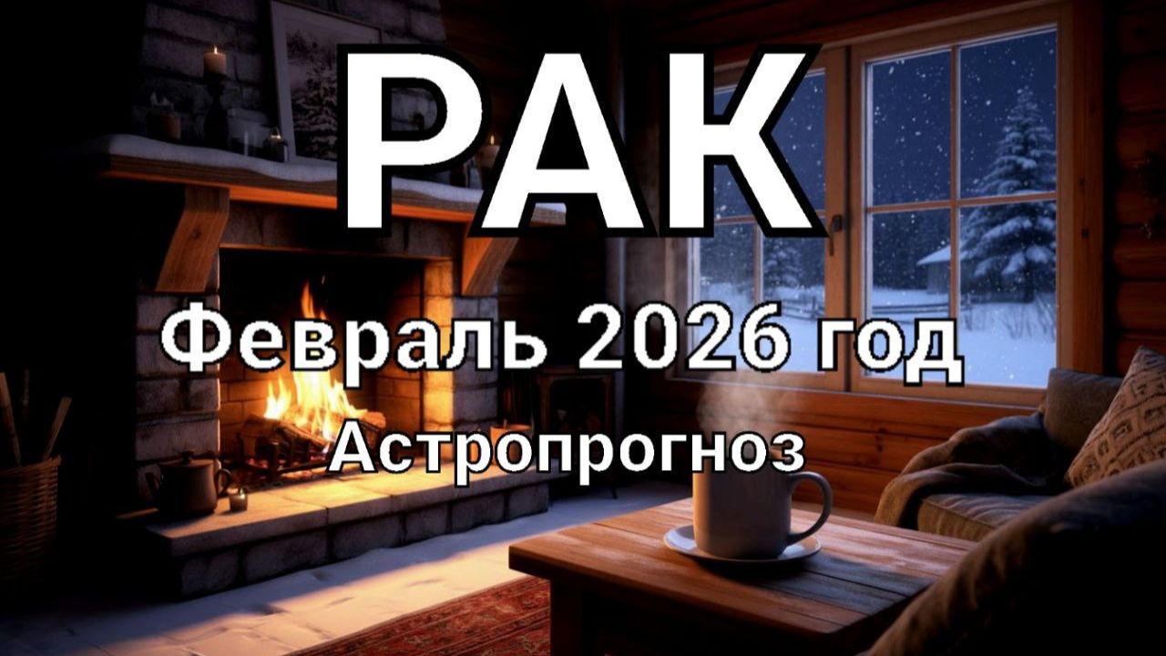 РАК. Февраль 2026 год. Астропрогноз