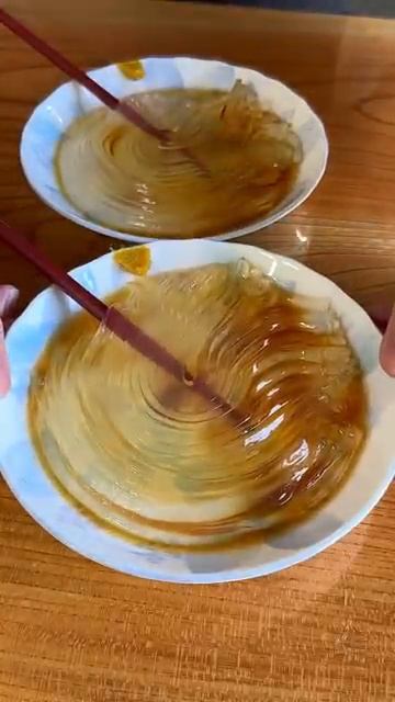 Traditional Japanese Food (Tokoroten) #たもグルメ #japanesefood 
たもグルメ【Japanese_food】