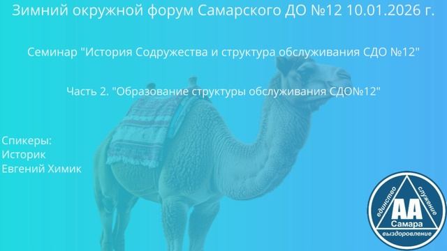 Семинар "История содружества и структура обслуживания СДО 12". Часть 2.