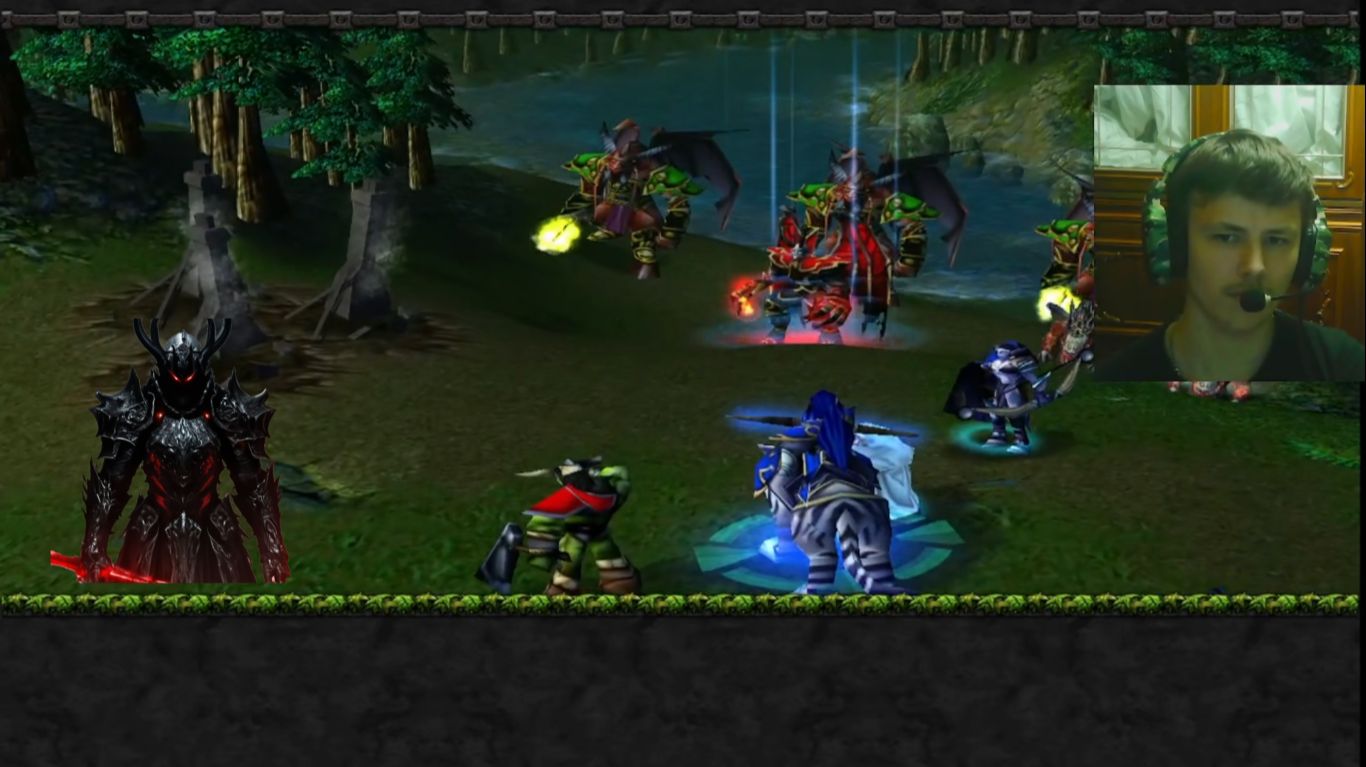 тёмный рыцарь конец вечности. 1 голова старые враги. варкрафт 3. 1 серия.