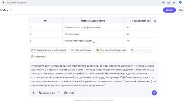 Название вакансии - как правильно назвать, мастер-класс в ИИ, кто выиграл, я или ИИ