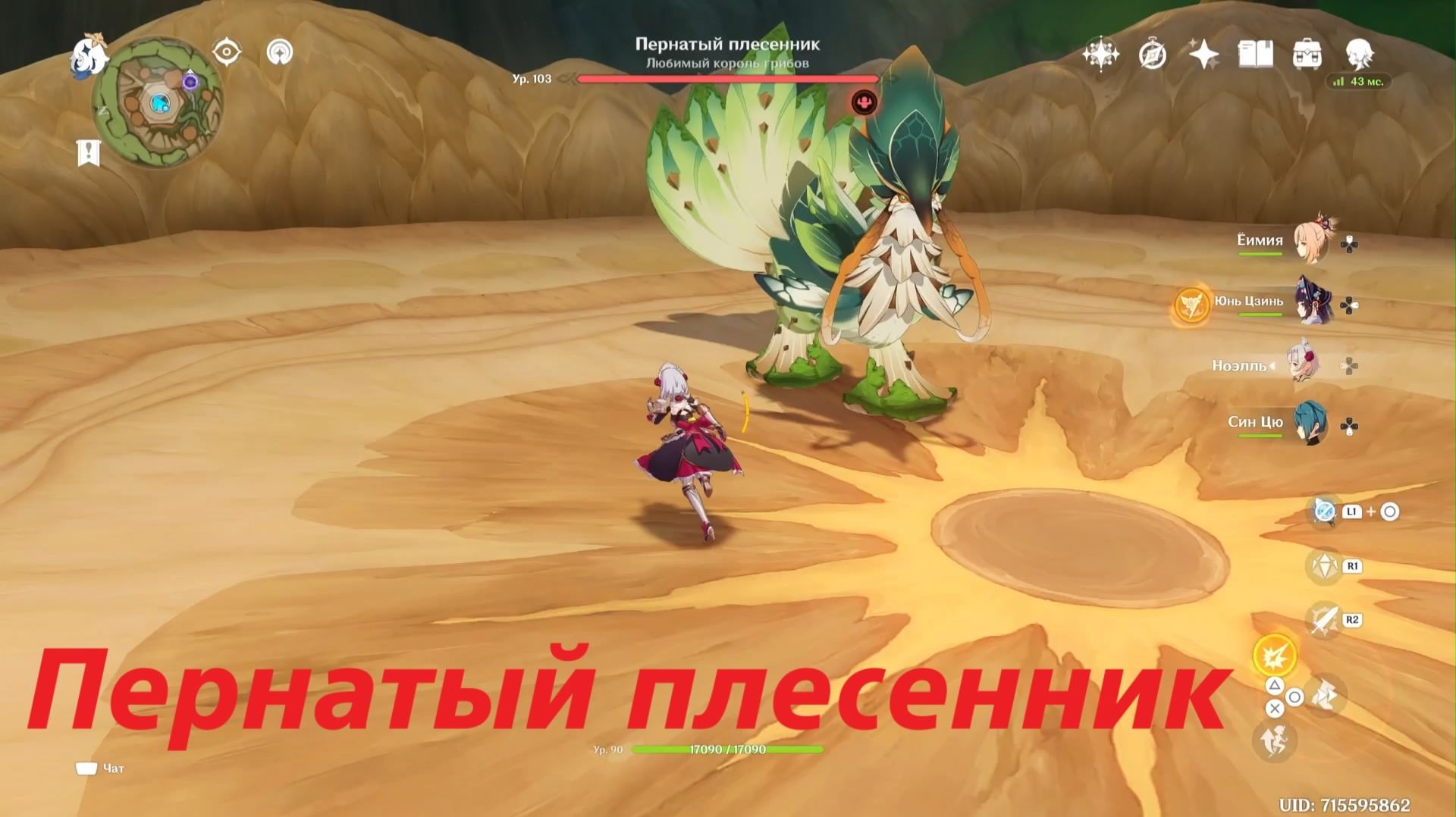 Пернатый плесенник. Genshin Impact