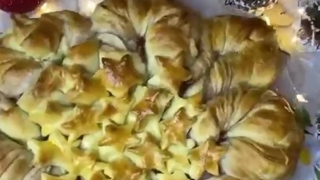 Пирог снежинка