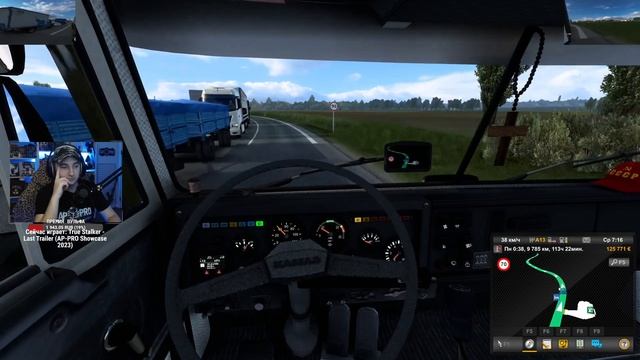 Будни дальнобойщика в Euro Truck Simulator 2 на карте России с музыкой #8
