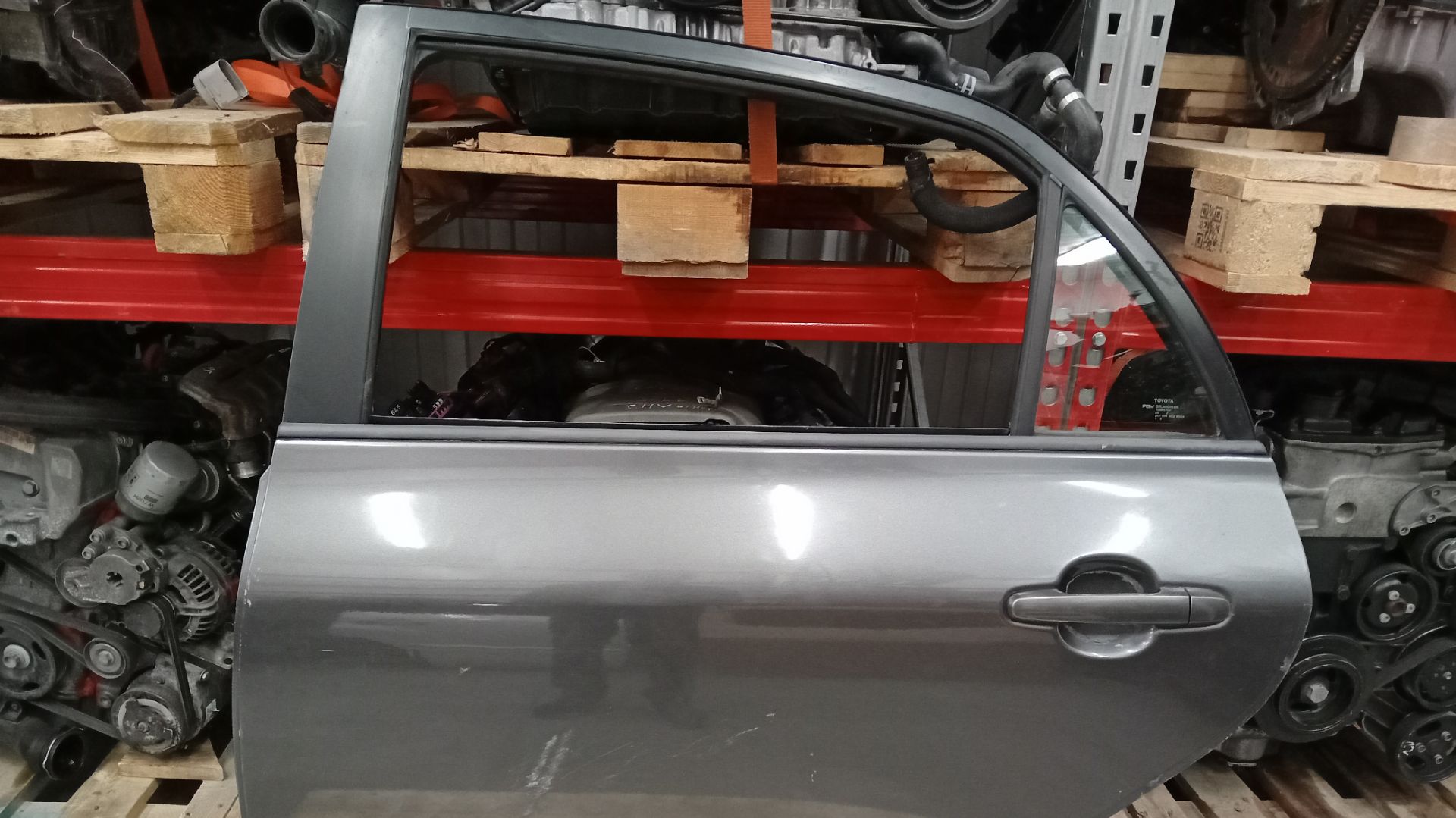 DZL00012 - Левая задняя дверь Toyota Corolla E150 - цвет Серый, Графит