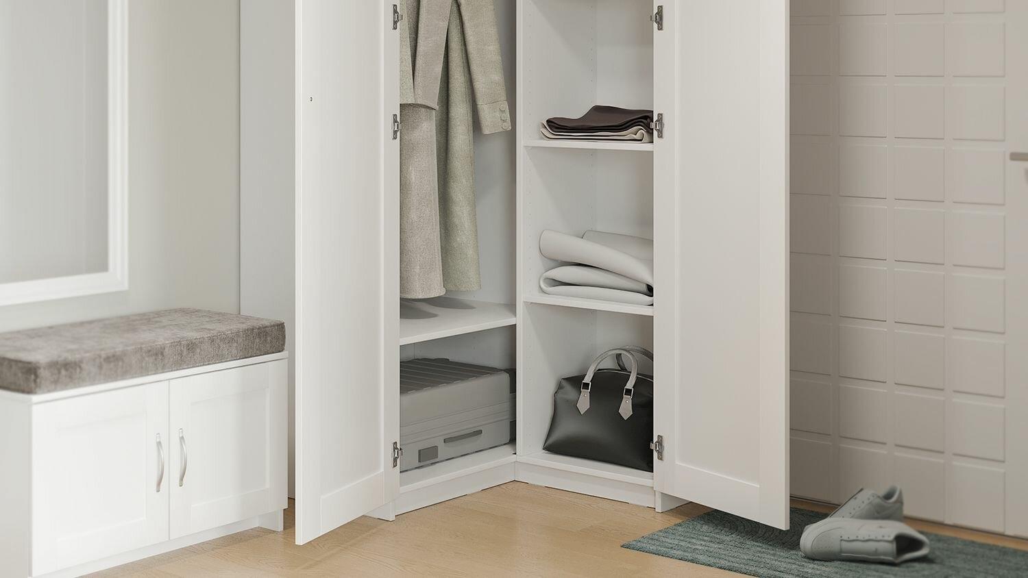 УГЛОВАЯ СИСТЕМА ХРАНЕНИЯ