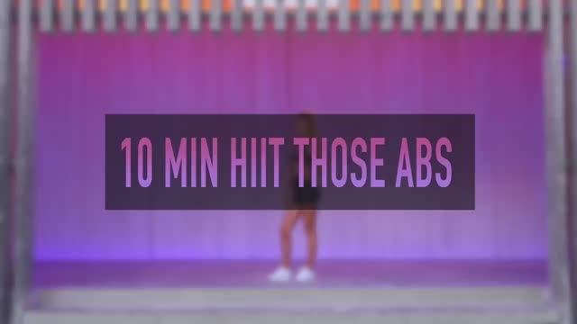 10 MIN HIIT THOSE ABS - 2in1 Cardio & Core I high intensity calorie burn - Pamela Reif