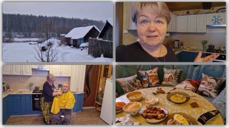 ХОТЕЛА ПОКИДАТЬ СНЕЖОК, НО ПРИШЛОСЬ ПОВОЗИТЬСЯ НА КУХНЕ.