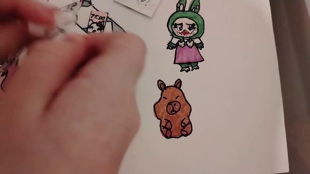 Распаковка бумажного бокса хеллоу китти+роблокс