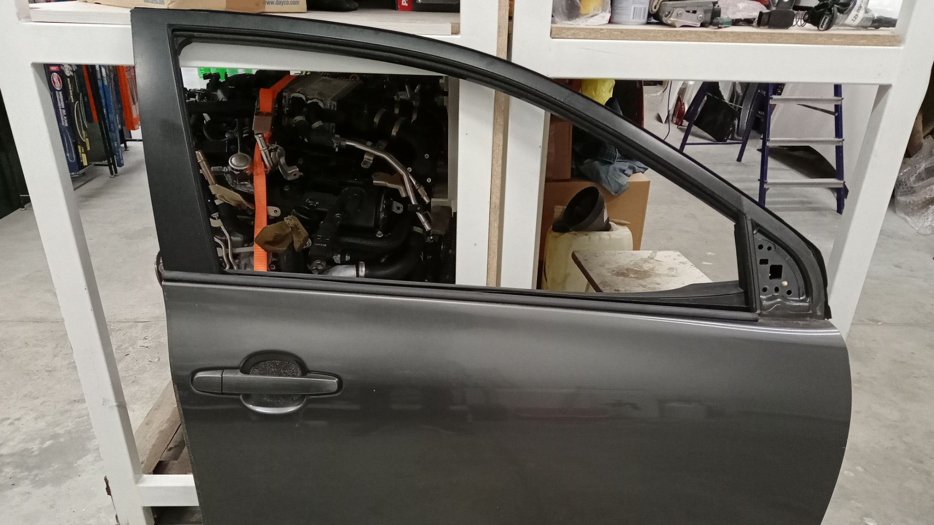 DPP00019 - Правая передняя дверь Toyota Corolla E150 - цвет Серый, Графит