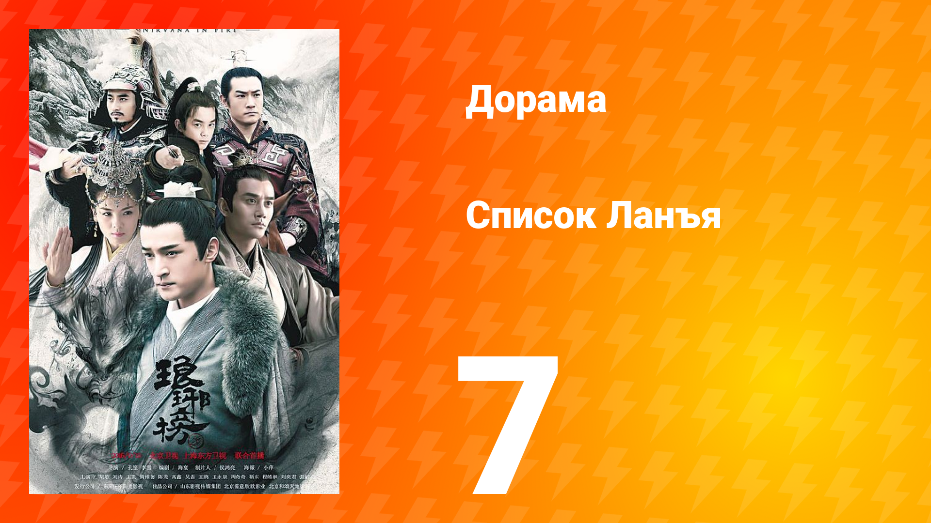 Список Ланъя 1 сезон 7 серия