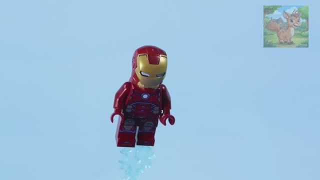 Лего Железный человек, приключение. Мультики для детей