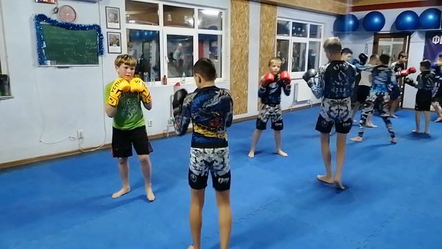 Детская тренировка Кэмпо-ММА. Бокс отработка 14.01.2025