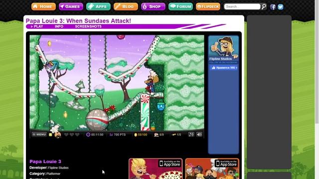 Папа Луи 3 Атака Мороженого #3