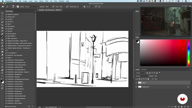 10Sketching Your Layout – Line vs. Shape 1