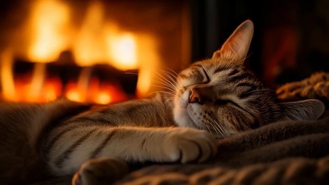 Кошачье мурлыканье 🐱 звуки для релаксации ума и тела