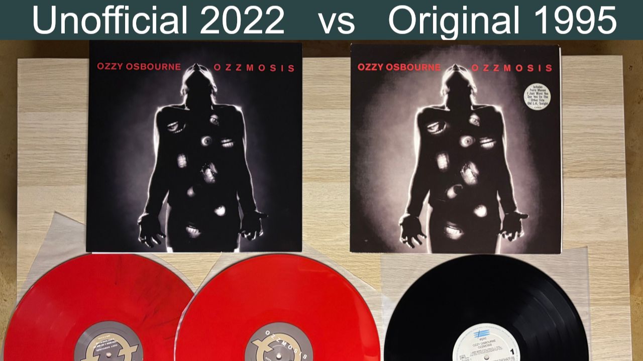 Ozzy Osbourne - Ozzmosis: сравнение оригинала 1995 года и unofficial издания на 2022 года на виниле!