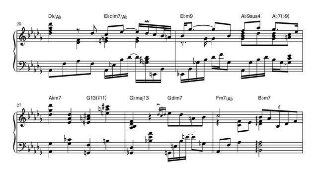 [Jazz Piano Solo] Beegie Adair plays Smoke Gets In Your Eyes (Transcription)