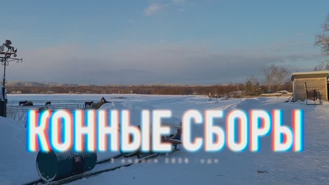 Первый день года с лошадьми | Зимний поход верхом