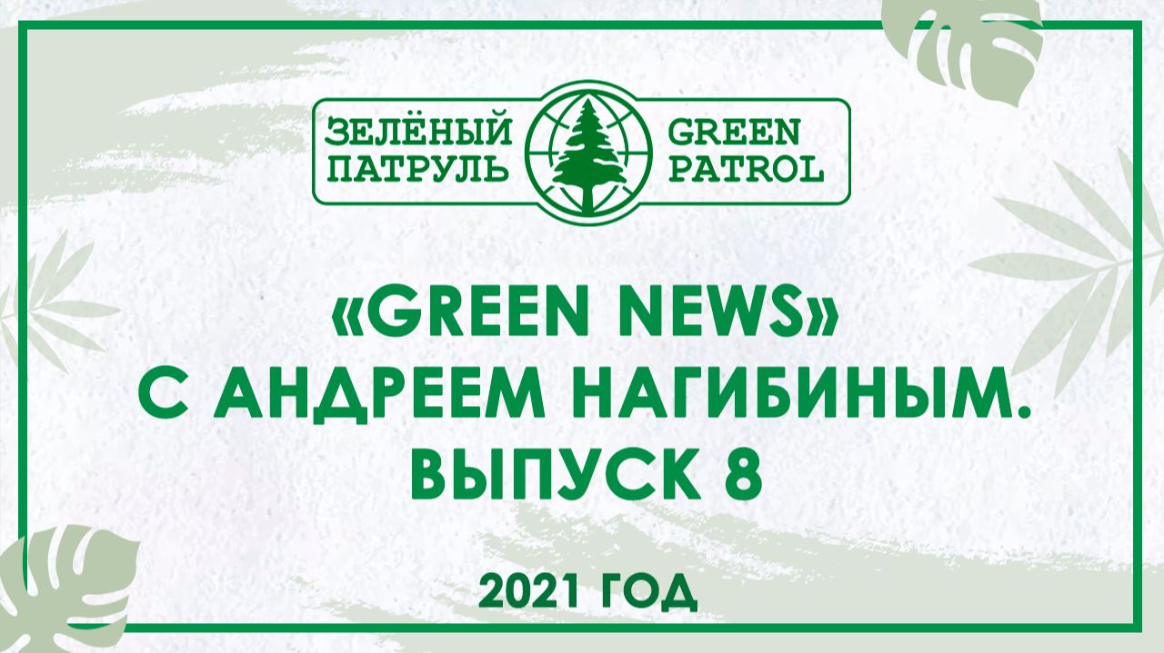 «Green News» с Андреем Нагибиным. Выпуск 8.