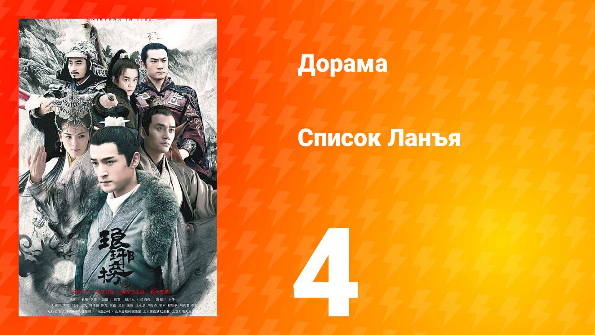 Список Ланъя 1 сезон 4 серия