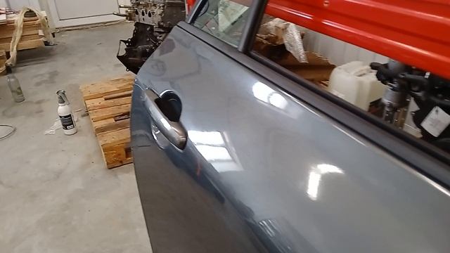 DZP00002 - Правая задняя дверь Toyota Corolla E150 - Цвет Серый, Графит