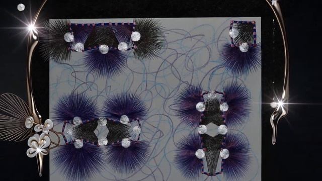 dreamina-2025-12-03-4396-Asymmetrical bouquet of diamond branches...