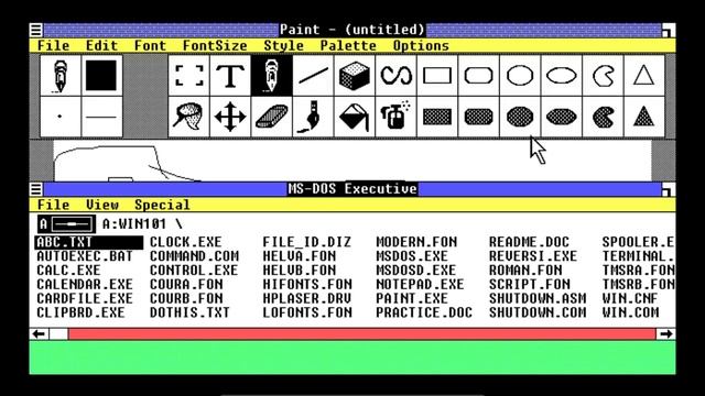 обзор windows 1.0