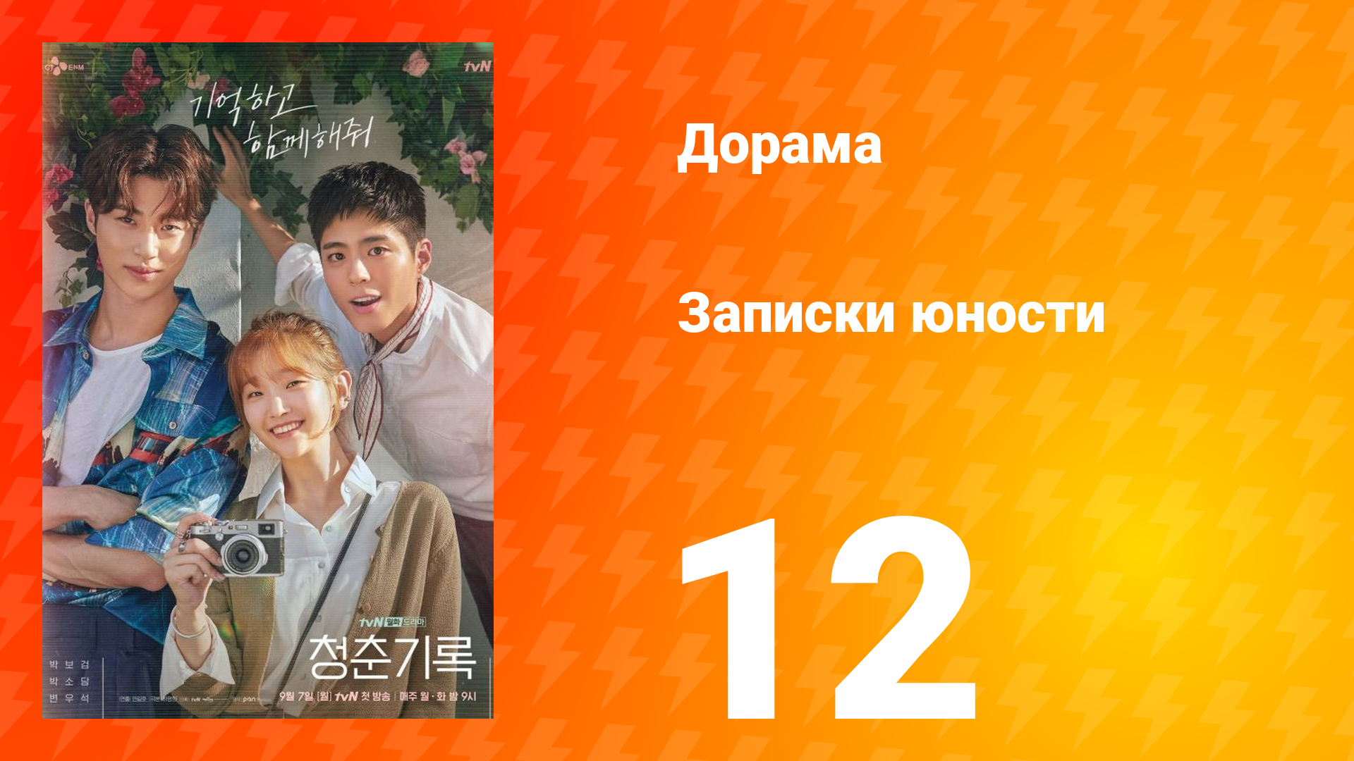 Записки юности 1 сезон 12 серия