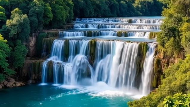 Водопады, релакс, медитация