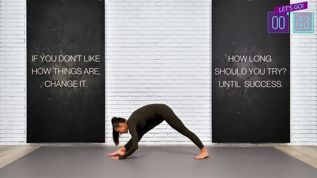 Juliette Wooten 60-MIN Intense YOGA HIIT WORKOUT (full body workout   abs)