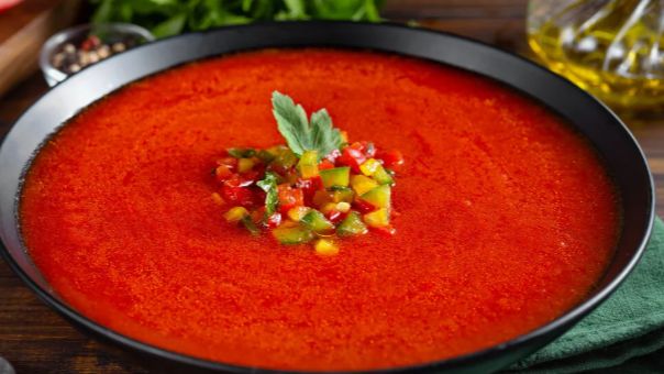 Суп лёгкий гаспачо.
