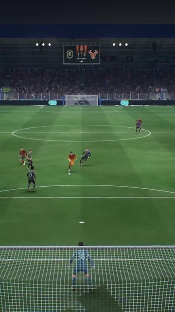 Гол Тибо Куртуа в UFL #shorts #тибокуртуа #голкипер #футбол #ufl