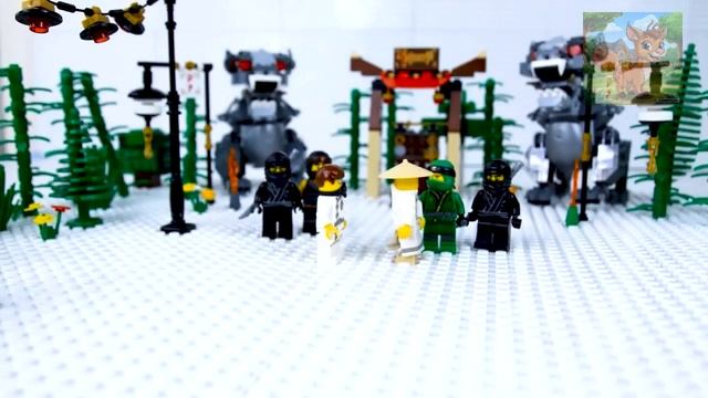 Стоп-кадр из Истории игрушек Lego, тренировка ниндзя, эксперимент-Lego.