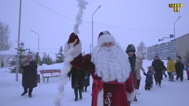 Открытие поселковой елки