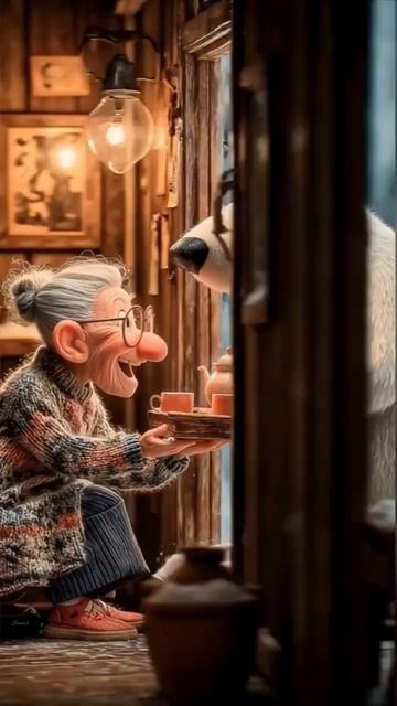 Милый белый Мишка