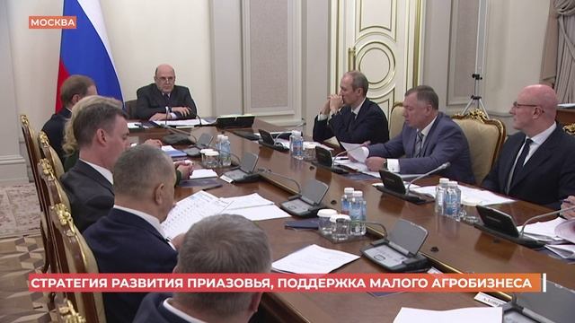Стратегию развития Приазовья обсудили с вице-премьером М.Мишустиным