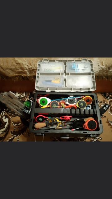 Мой новый зимний рыболовный ящик снаряжен для ловли рыбы со льда🎣 Даёшь, зимнюю рыбалку по полной👍