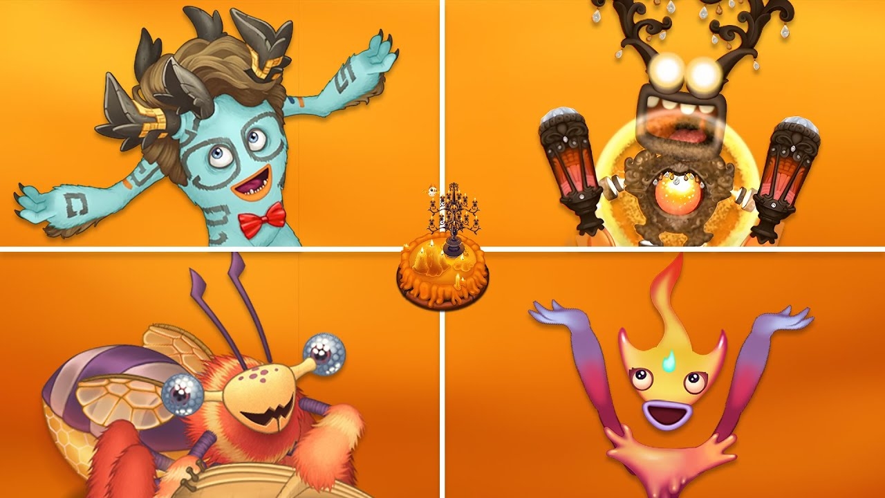 Огненное Убежище - Все Монстры, Песни и Анимации (My Singing Monsters, Мои Поющие Монстры, Msm, Мсм)