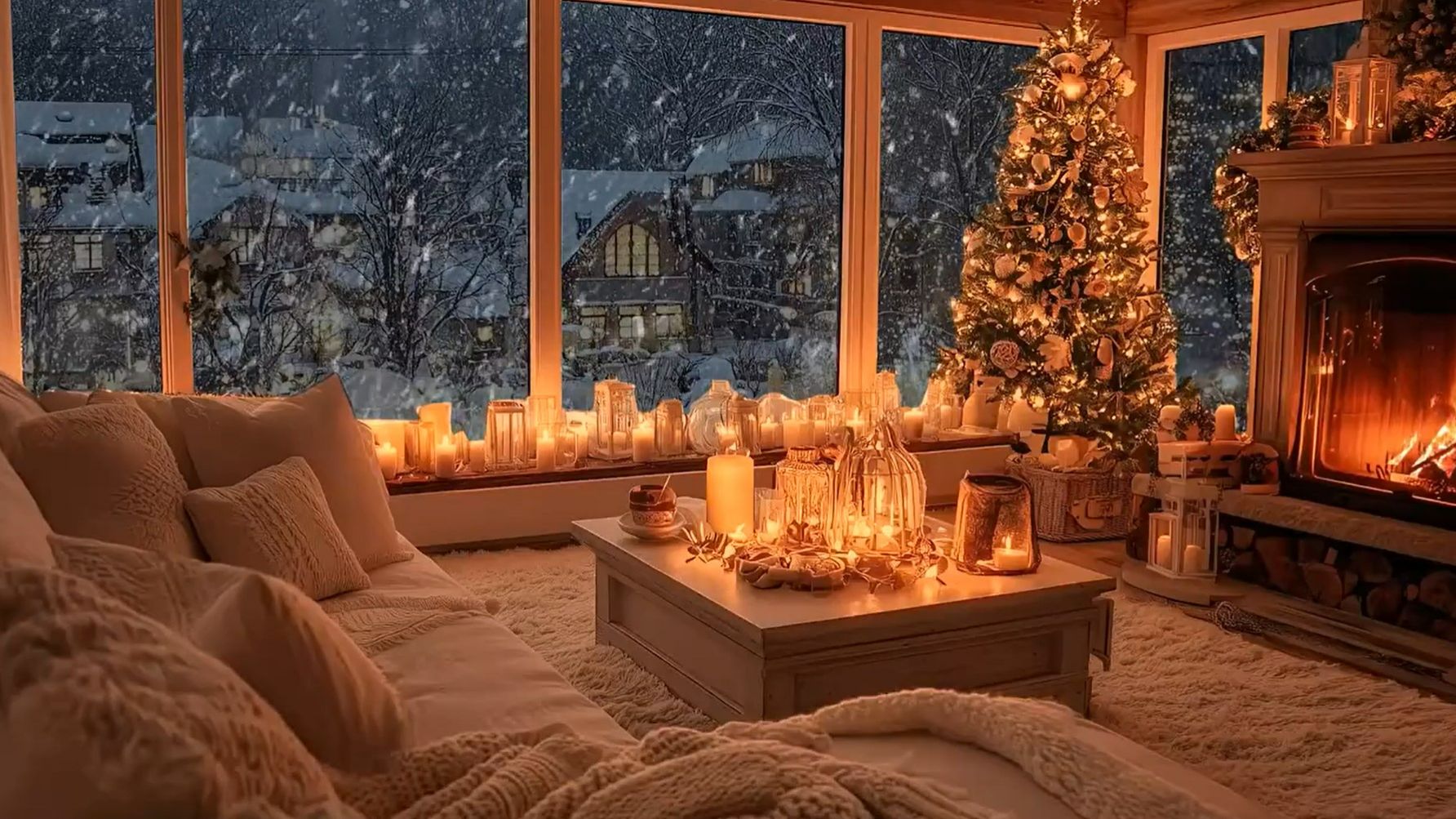 Уютная атмосфера Рождества и Нового года