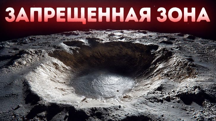 Самое пугающее место на Луне 😱 Вот почему 🌕