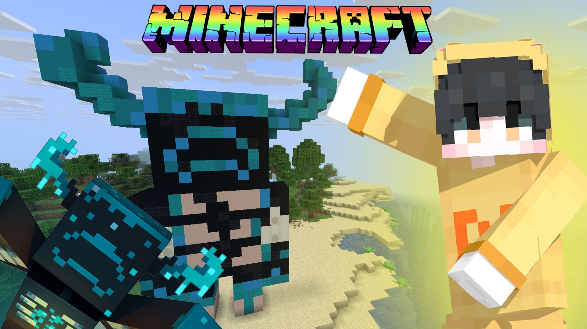 МАЙНКРАФТ СТРОЮ СТАТУЮ ВАРДЕНА