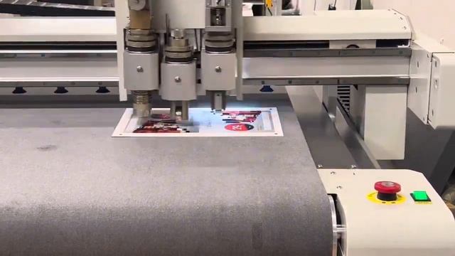 Непрерывная биговка и резка с помощью цифрового резака TPS S2 6090