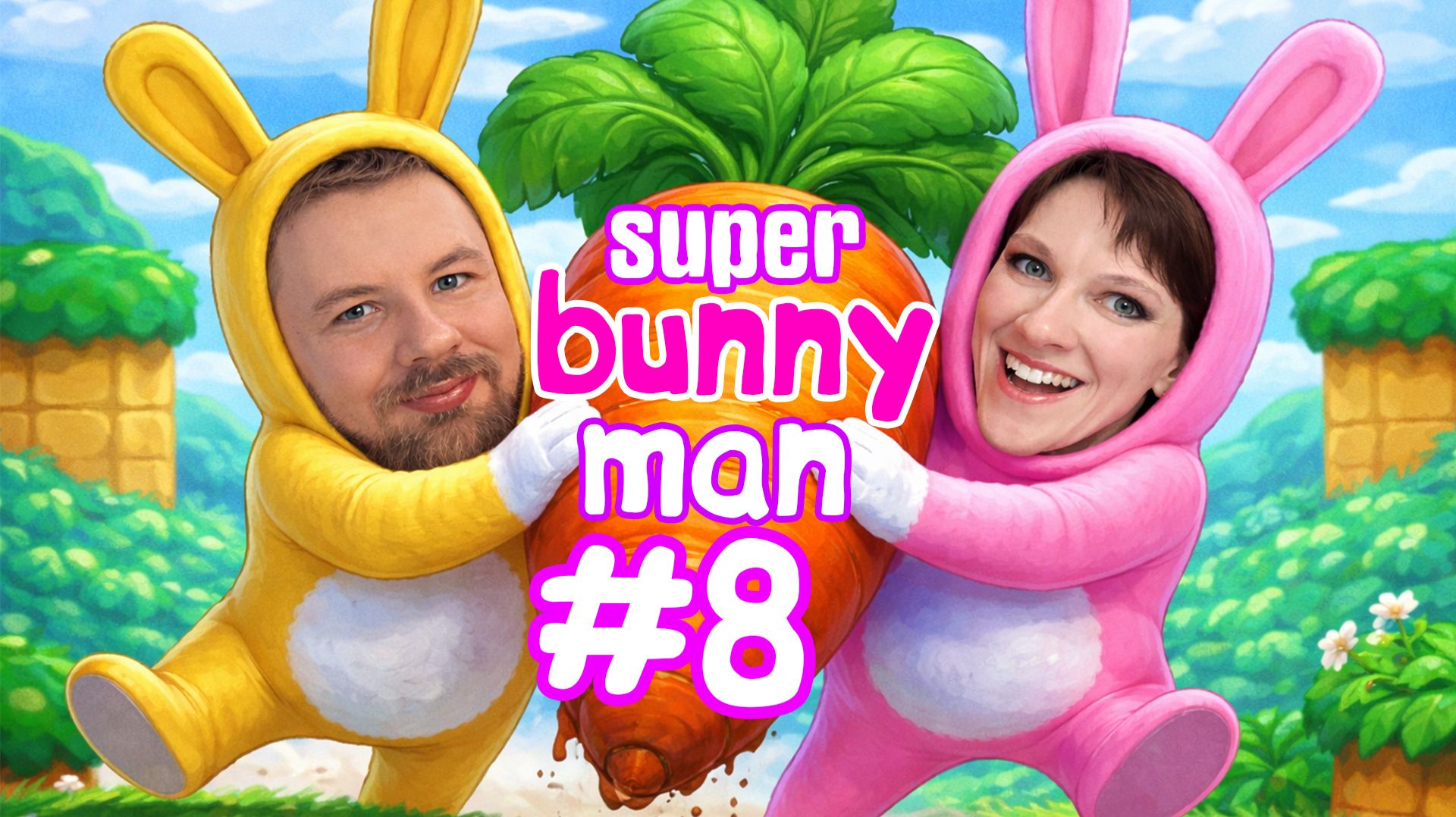 ЭТО КРОЛЬЧАЧАЯ ЖУТЬ! 🐰😱 Super Bunny Man #8 (Запись стрима)