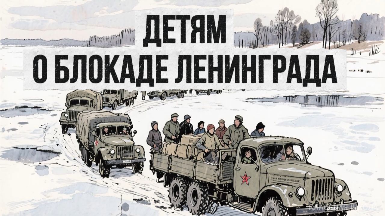 📜Мультфильм детям О БЛОКАДЕ ЛЕНИНГРАДА: ИСТОРИЯ В КАРТИНКАХ