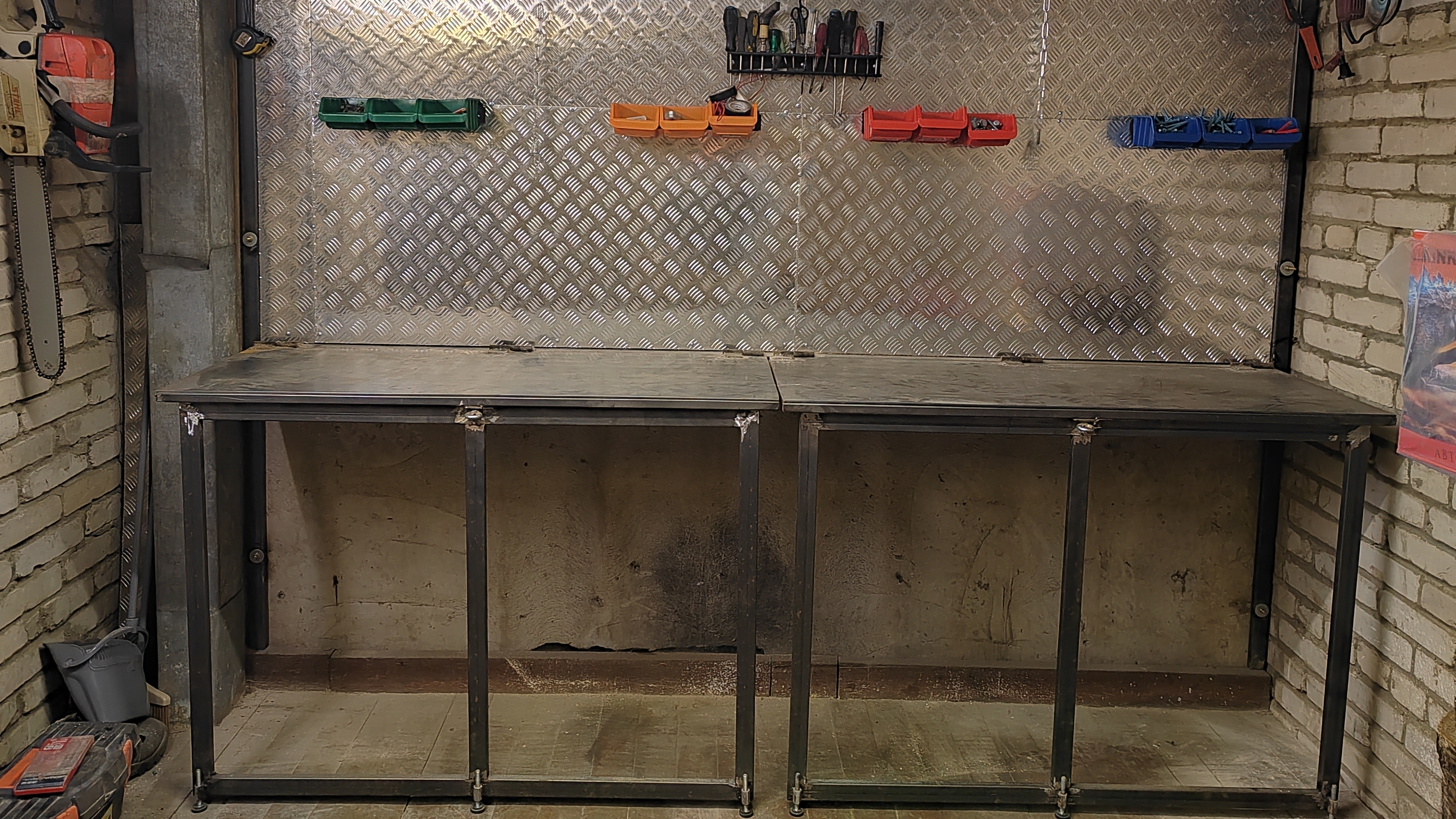 Раскладной верстак в гараж - Своими руками