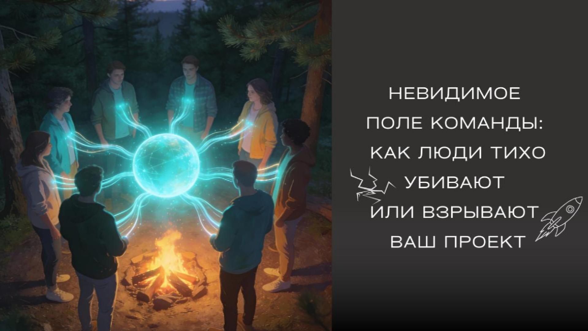 Невидимое поле команды: как люди тихо убивают или взрывают ваш проект