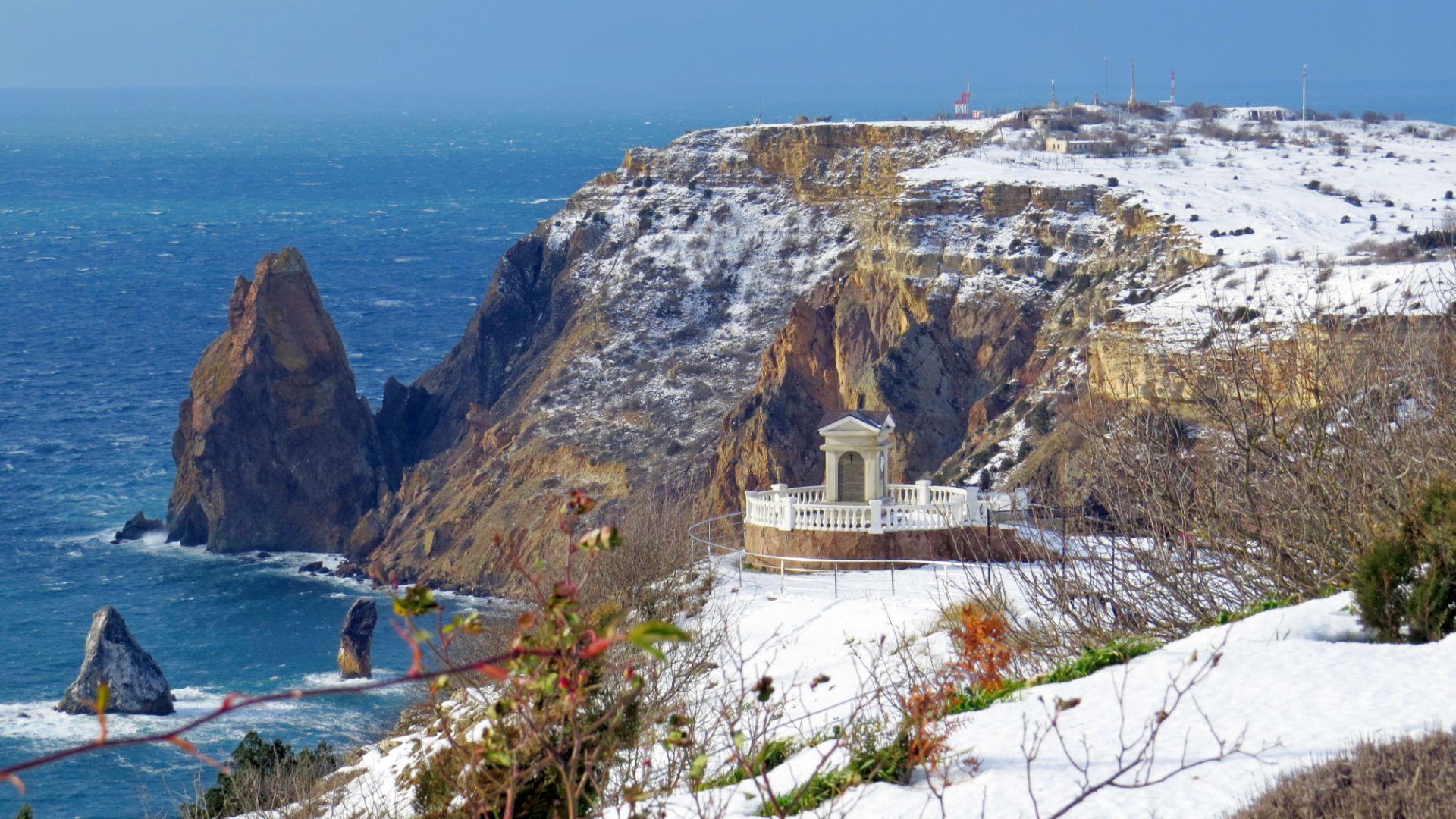 Зима на Фиоленте. Прогулка к Свято-Георгиевскому монастырю.