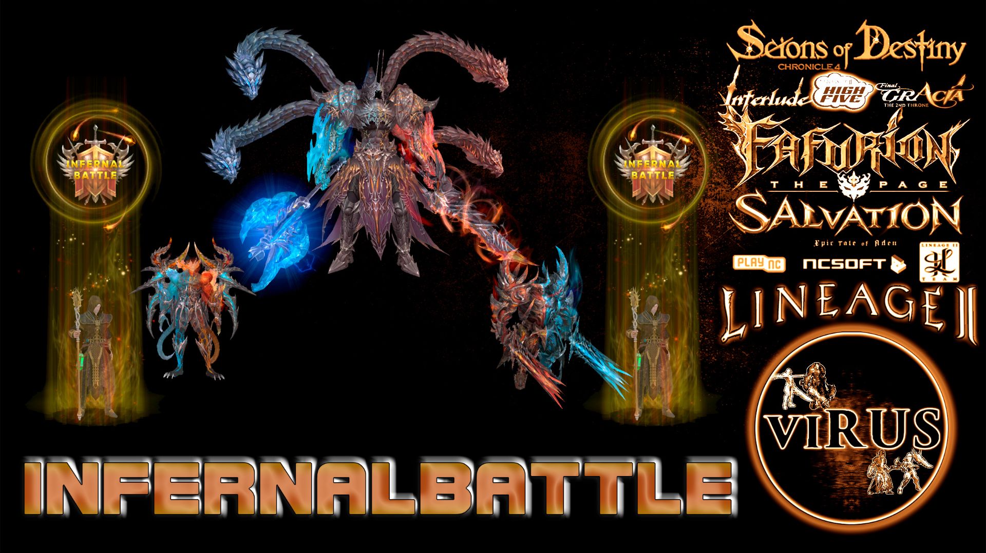 New Monsters and NPCs for www.InfernalBattle.Com server. LINEAGE II-Interlude ◄√i®uS►