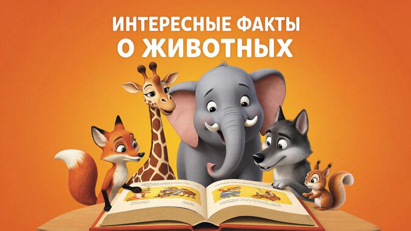 Обучающий мультфильм для детей. Интересные факты о животных